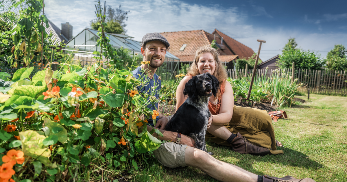 Ontdek de moestuin van Hanne en Michiel tijdens de Velt-ecotuindagen | Velt